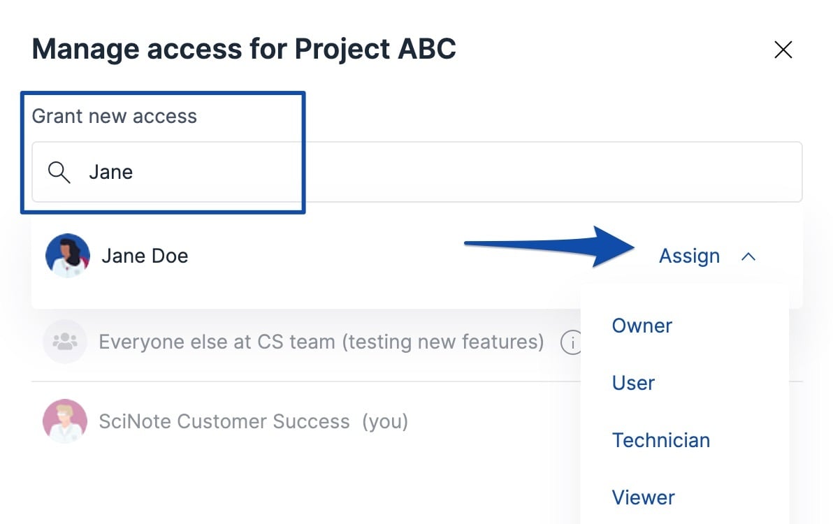 How to Create a SciNote Project and Add Users to it?